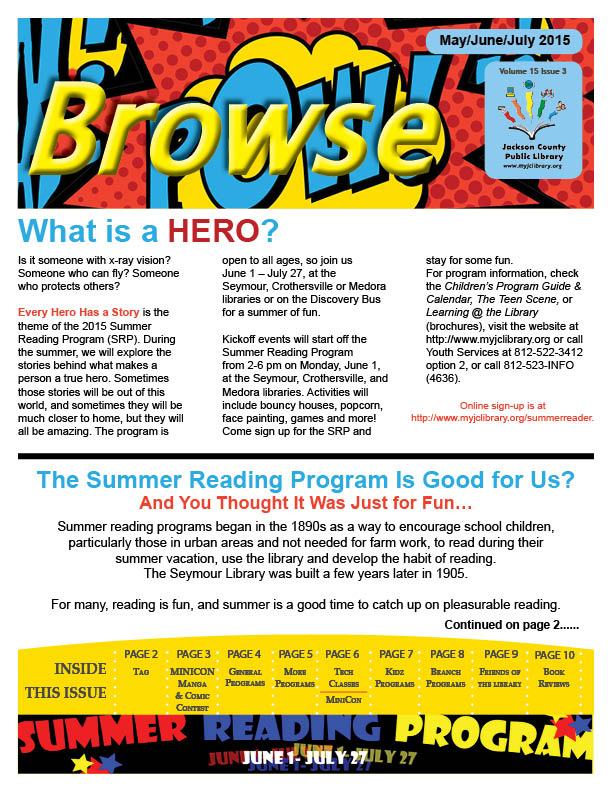 BROWSE: The Library Newsletter – Jackson County Public Library