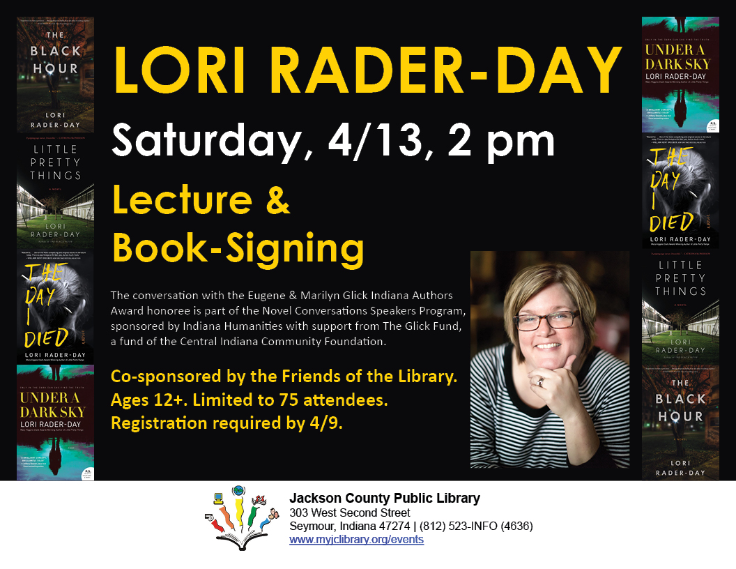 Lori Rader-Day, Mystery Writer – Jackson County Public Library