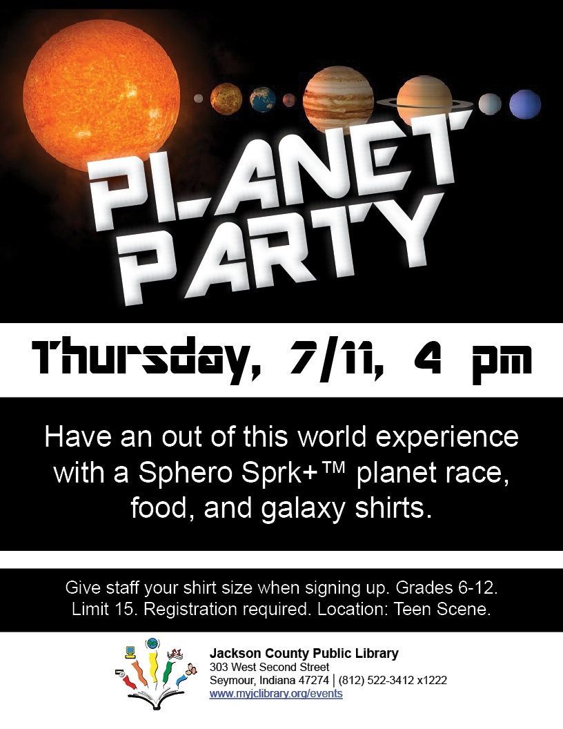 Planet Party – Jackson County Public Library