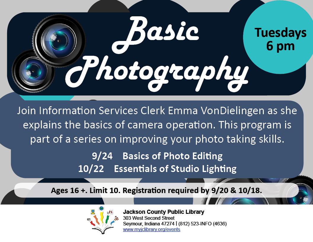 Basics of Photoediting – Jackson County Public Library