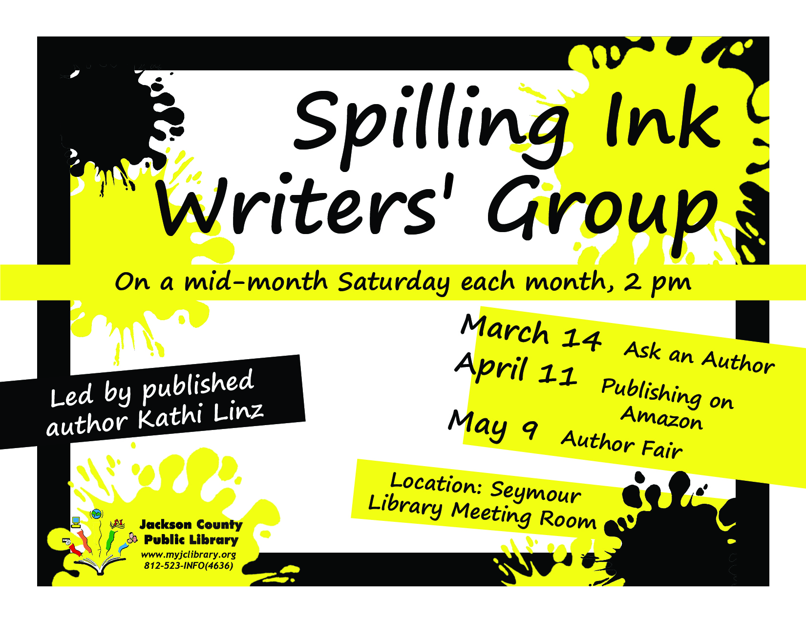 Spilling Ink Writers’ Group – Jackson County Public Library
