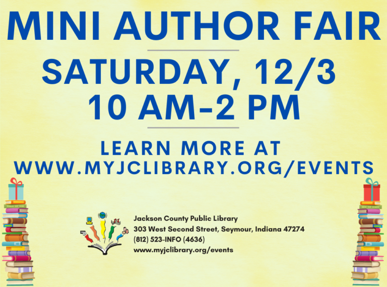 Dec-Feb 2023 Mini Author Fair Signature – Jackson County Public Library