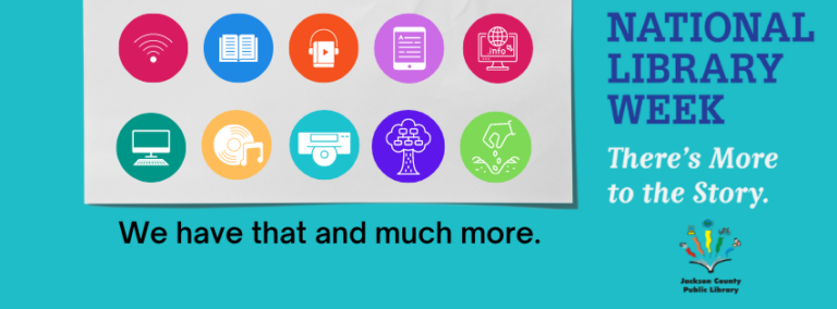 2023 National Library Week Facebook Cover – Jackson County Public Library